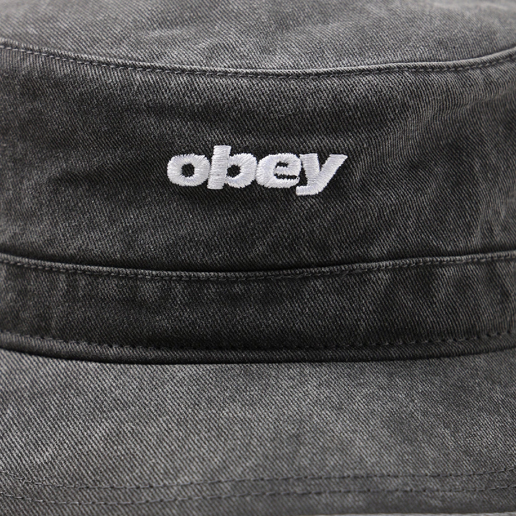 Boxcar Pillbox Hat in Pigment Black by Obey Clothing | Bored of Southsea