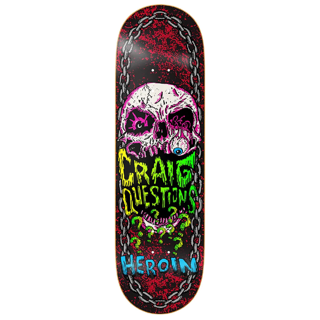 Craig Questions Knock Off Skateboard deck 9.25" by Heroin Skateboards ...