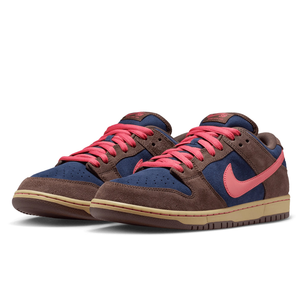 Dunk Low Pro Shoe in Baroque Brown / Adobe - Midnight Navy by Nike SB ...