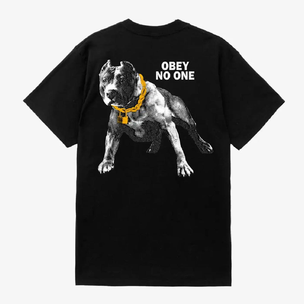 No One T Shirt in Black by Obey | Bored of Southsea