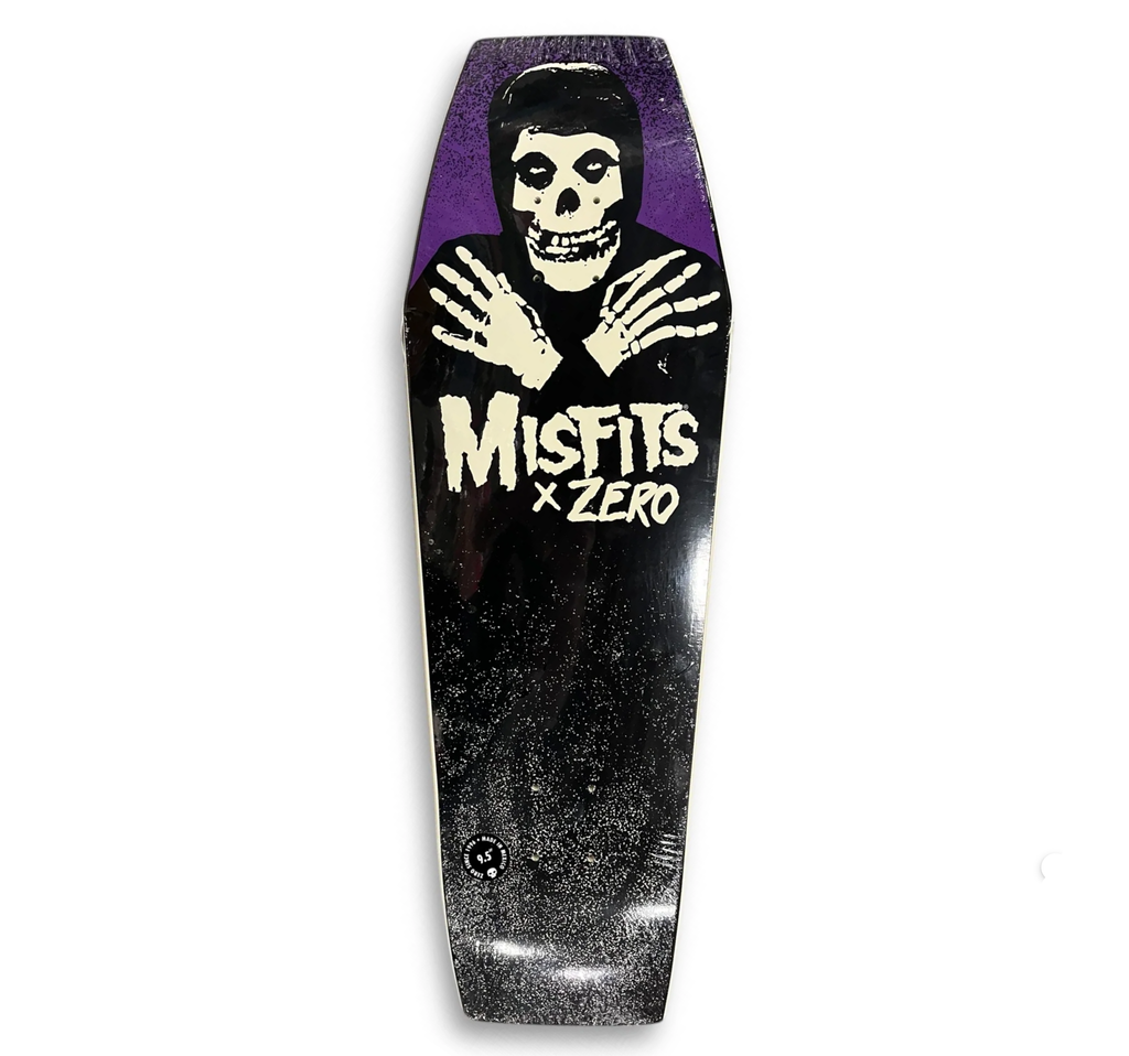 Misfits Fiend Coffin Skateboard Deck in 9.5" by Zero Skateboards ...