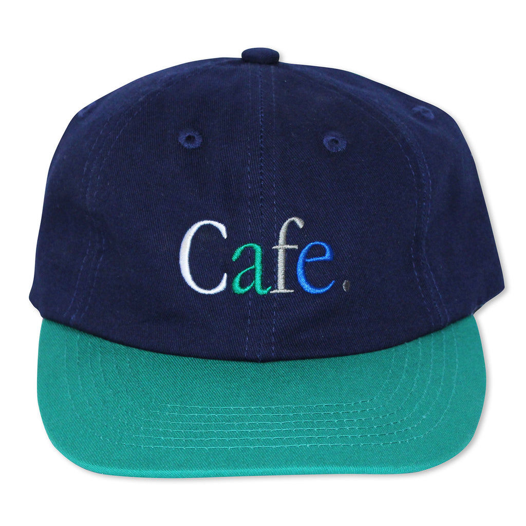 JLH Embroidered 6 Panel Cap in Navy / Green by Skateboard Cafe | Bored ...