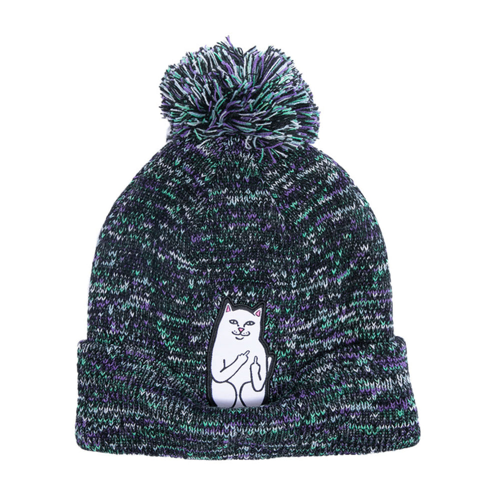 Lord Nermal Pom Beanie in Black by RIPNDIP | Bored of Southsea