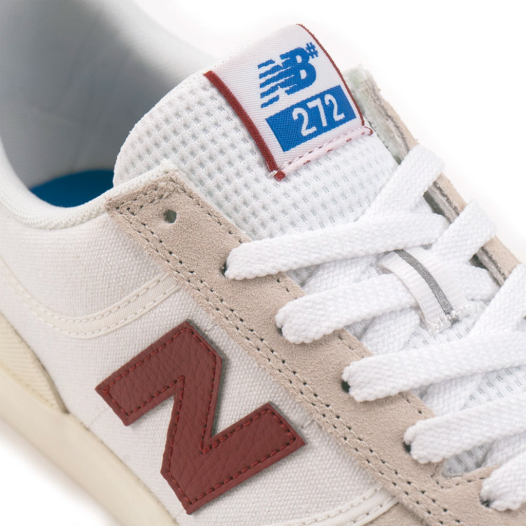 NM272 White / Red by New Balance Numeric | Bored of Southsea