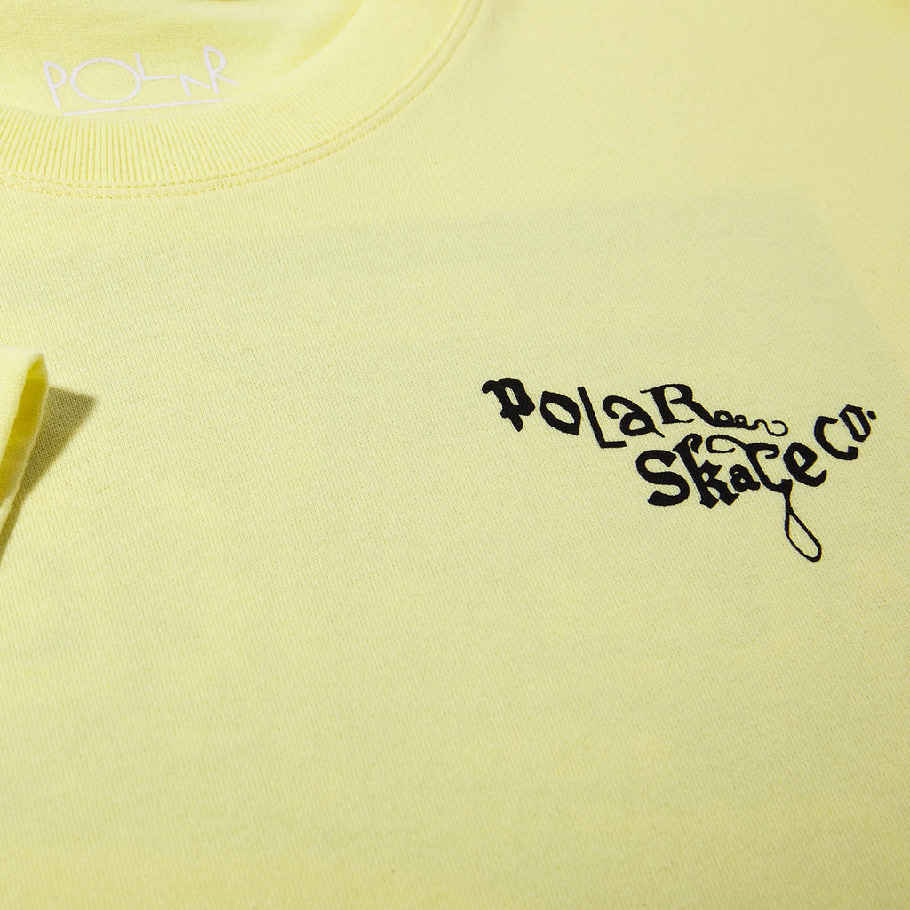 Gorilla King T Shirt in Pale Yellow by Polar Skate Co | Bored of Southsea