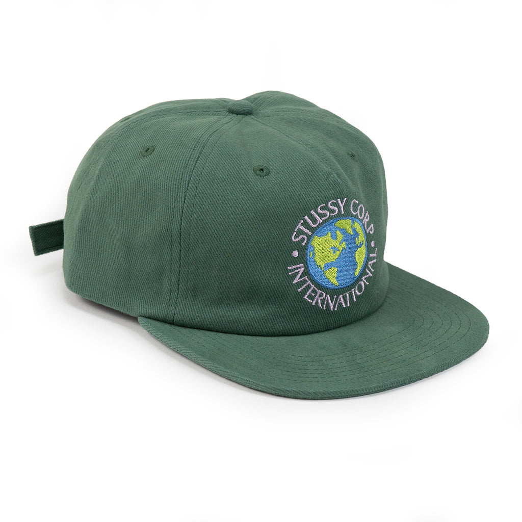 Utopia Strapback Cap in Green by Stussy | Bored of Southsea