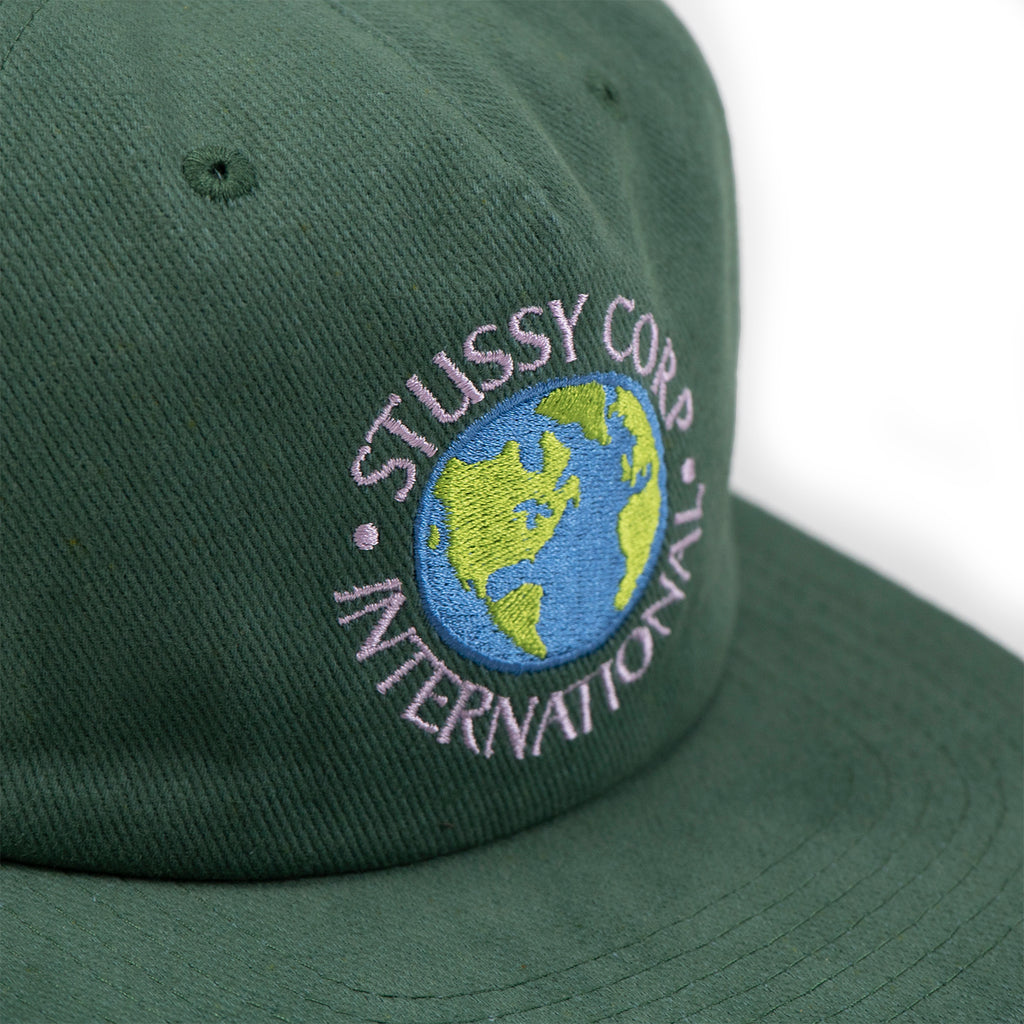 Utopia Strapback Cap in Green by Stussy | Bored of Southsea