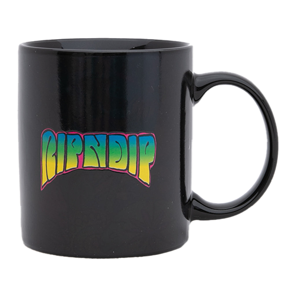 Psychedelic Heat Changing Mug in Black by RIPNDIP | Bored of Southsea